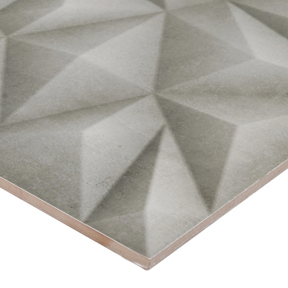 Revestimento Acetinado Borda Reta Poligon Cement 45x120cm Caixa 1,62m² ...