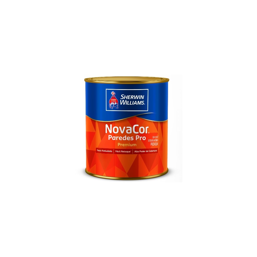 TINTA NOVACOR PAREDES PRO BRILHO FOSCO GELO 18 LITROS SHERWIN WILLIAMS ...